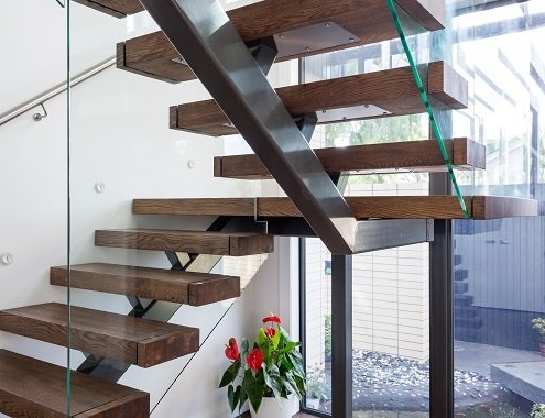 Surrey mono / single stringer staircase - Brighton Stairs - Sussex ...
