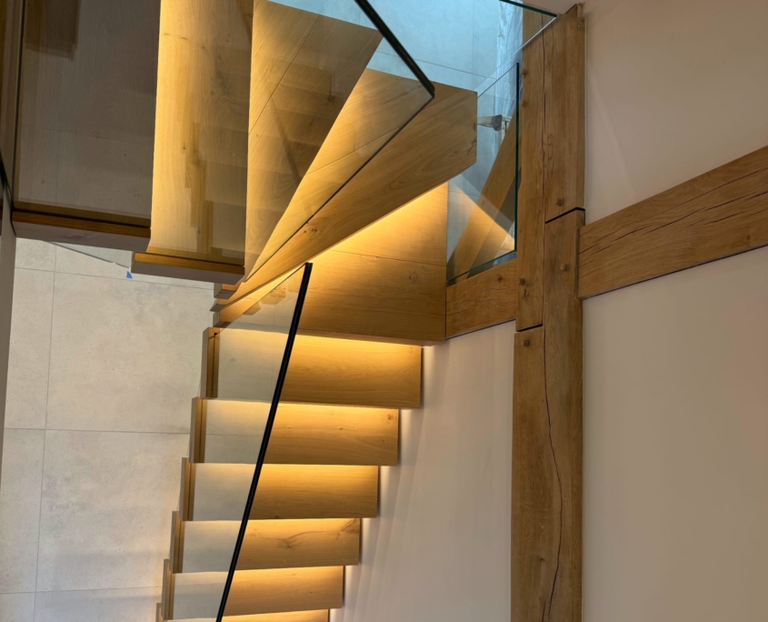 Enclosed plate stringer staircase – Brighton Stairs – Sussex Staircase ...